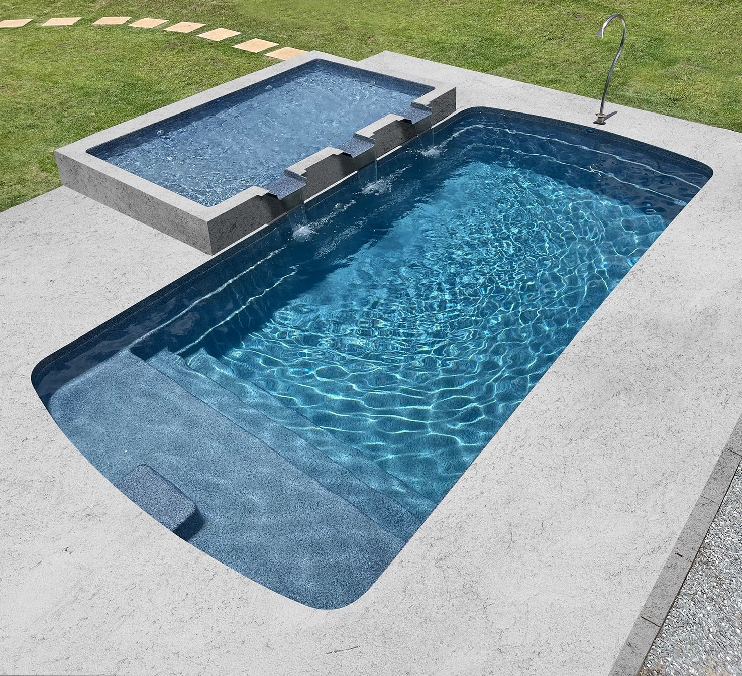 Fiber Pools & Spas - Fiberglass Pool Colors
